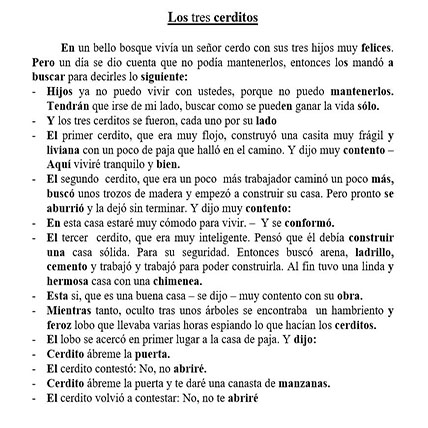 Lectura Para 5